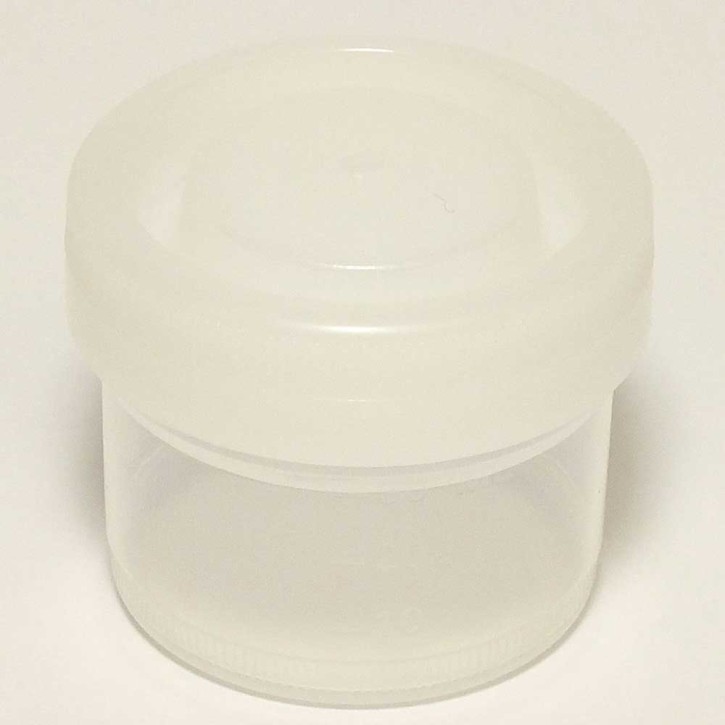 40ml Sample Container White Cap No Label Sterile (500p.)-MD-AL-01981