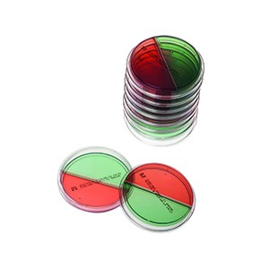 CLED McConkey growth media biplate agar petri dish-MD2891